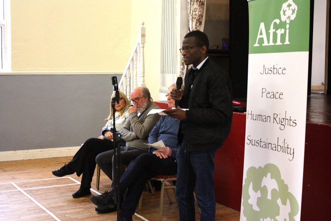MA participant Joseph Kabwe Kamfwa supports Afri’s annual Famine Walk | Maynooth University